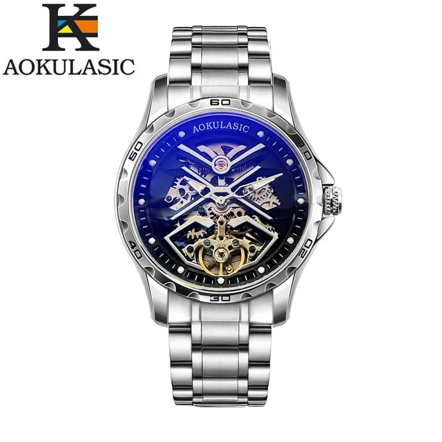 AOKULASIC Brand New Fashion Luxury Waterproof Sports Automatic ...