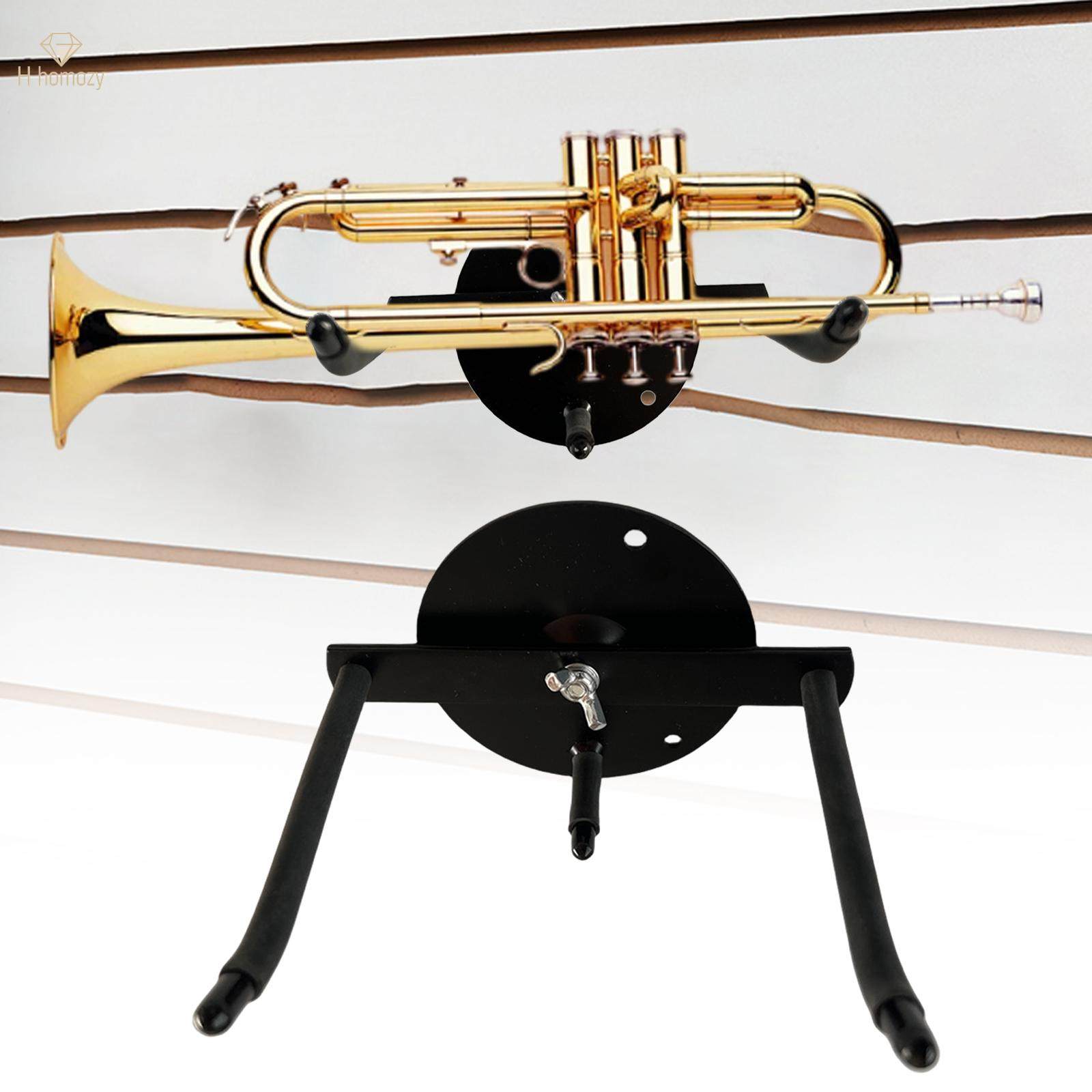 Trumpet Horizontal Holder Bracket Space Saving Wall Mount Rack ...