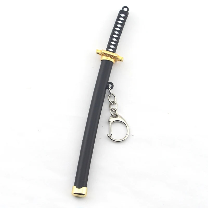 【hot】 8 Styles Roronoa Zoro Swords Keychain For Men Women Scabbard ...