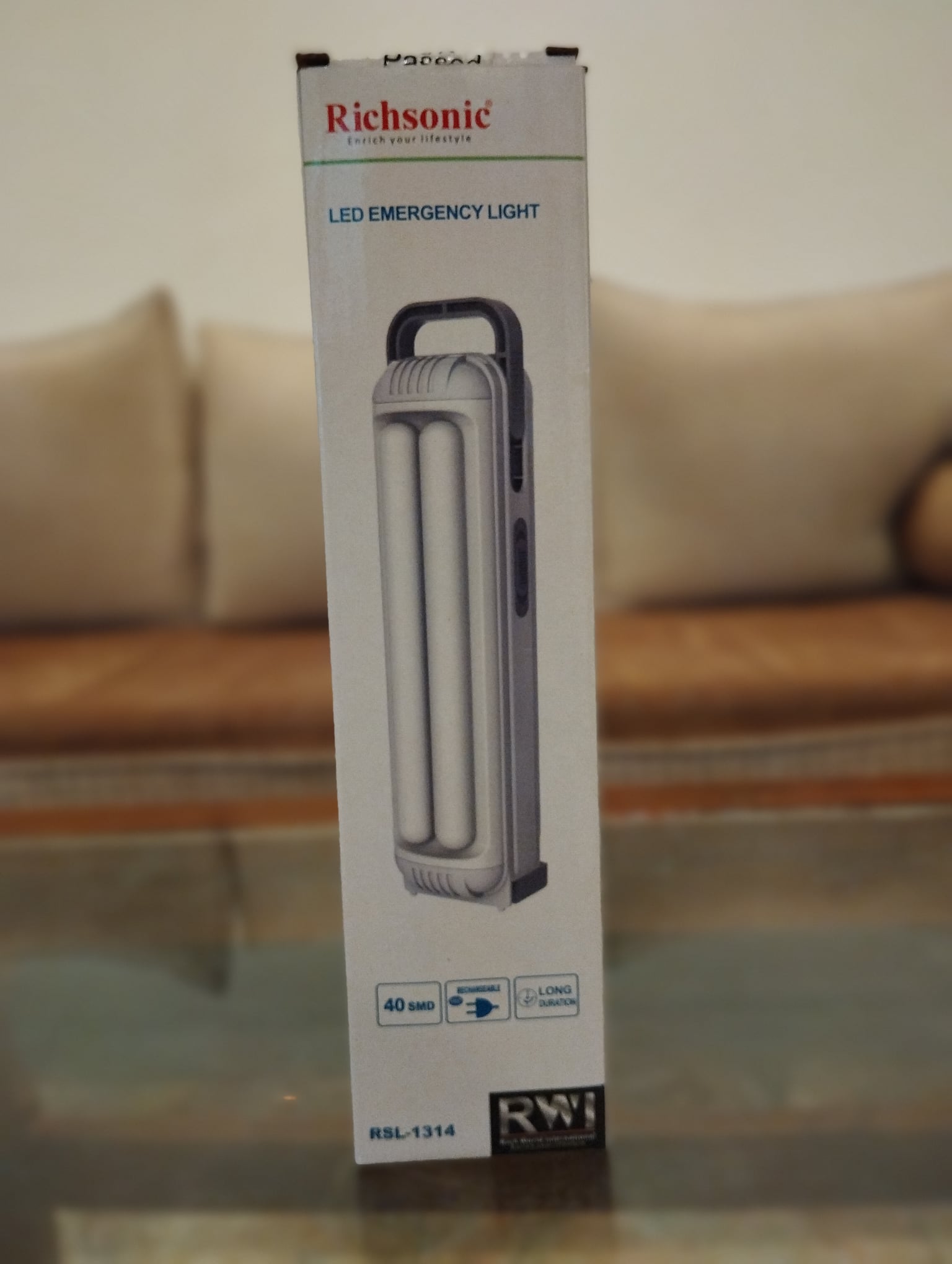 Rischsonic Emergency Dual Rechargeable Night Light RSL -1314/RSL 1313 ...