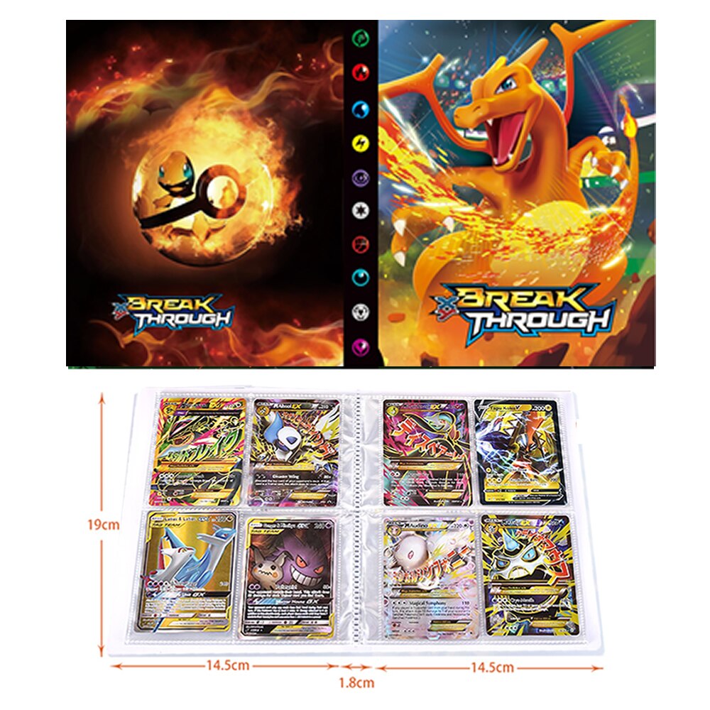 【Serendipity party】Pokemon Cards Album Book Collections Holder Cartoon ...