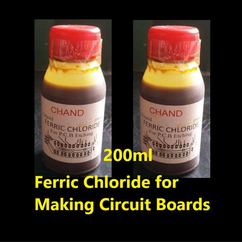 Ferric Chloride liquid Solution for PCB Etching -200ml | Daraz.lk