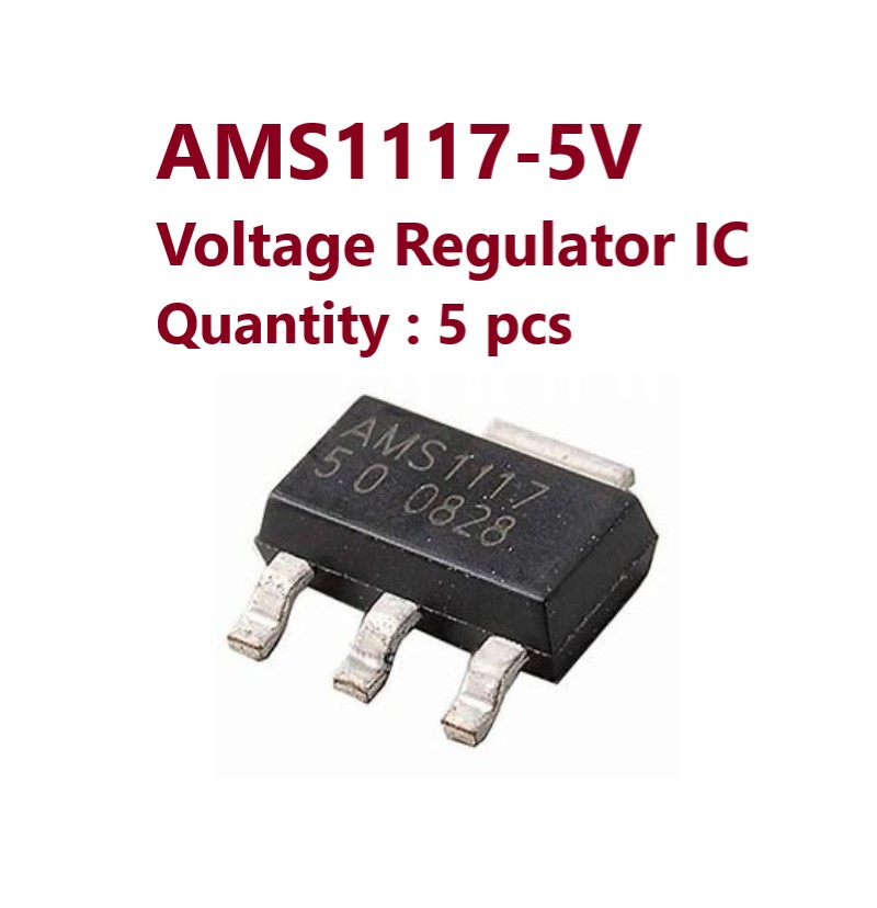 5 pcs of AMS1117 5V Voltage Controller IC | Daraz.lk