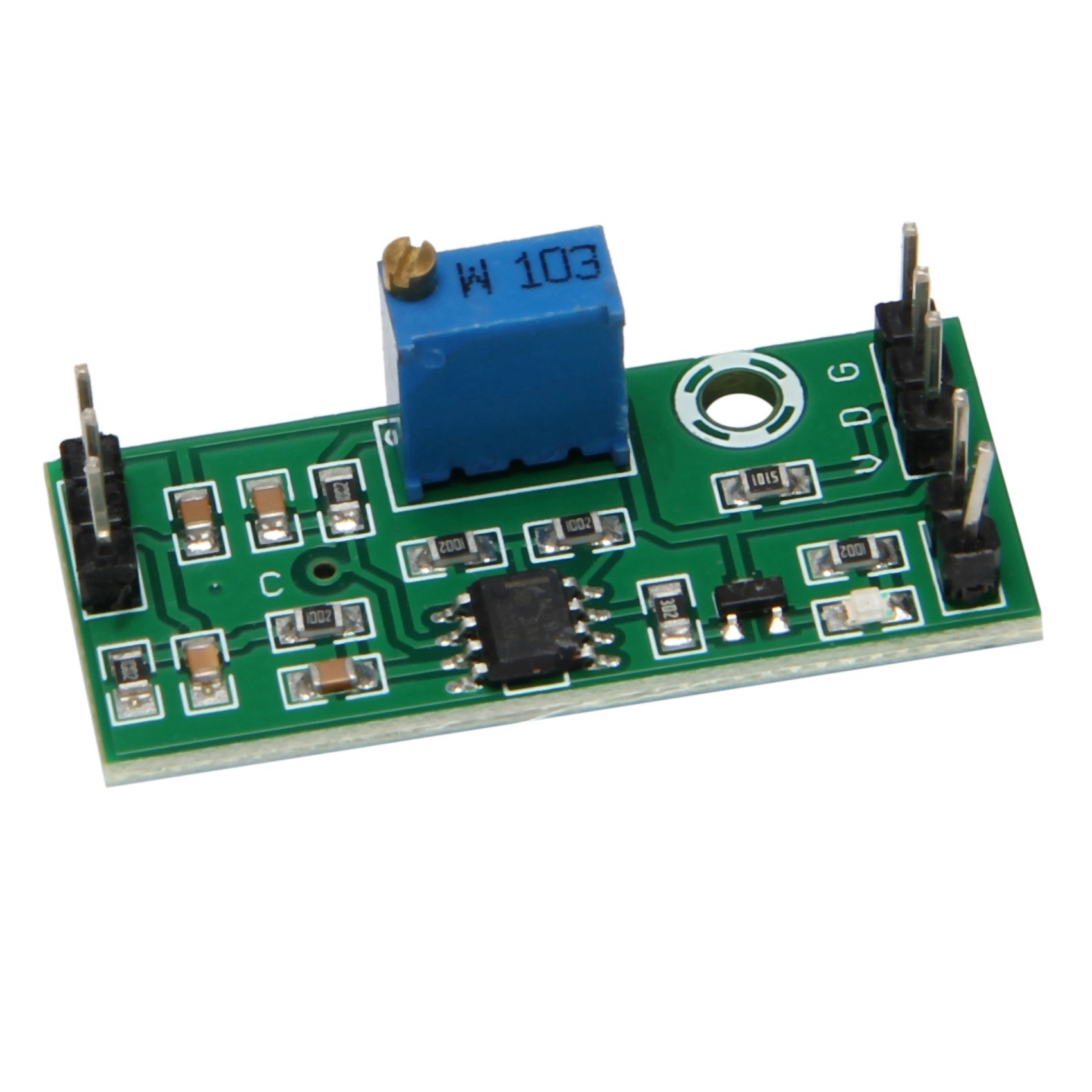 6Pcs LM393 3.5-24V Voltage Comparator Module with LED Indicator High ...