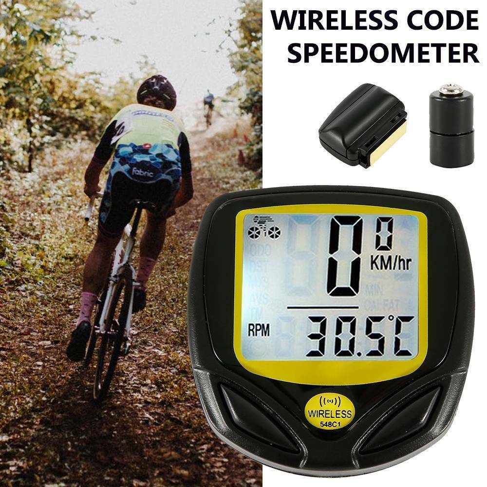 Speedometer Cycling Computer, Wireless Bicycle Speedometer, Odometer ...