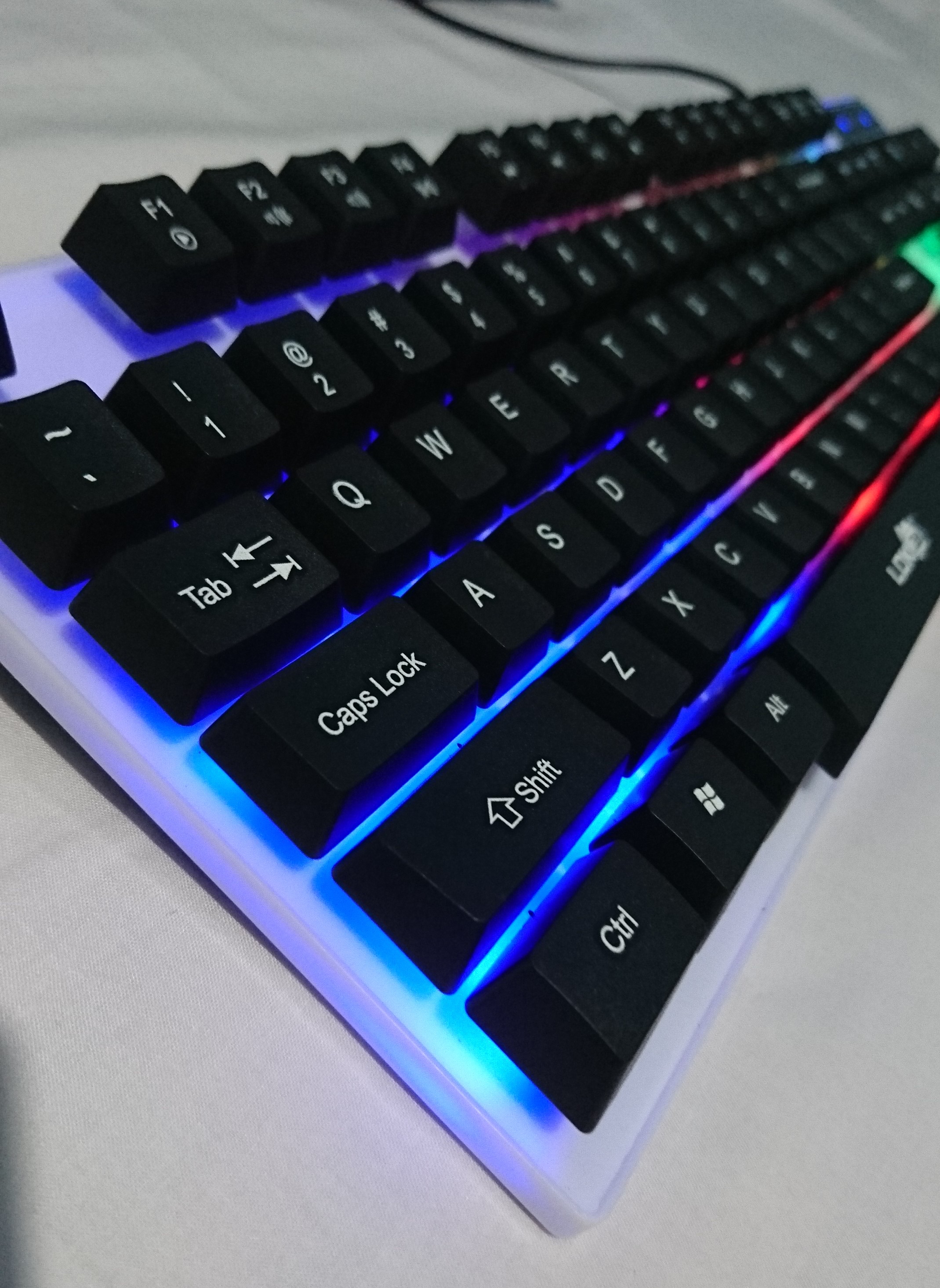 Wired colourful backlit keyboard Beautiful lighting effect | Daraz.lk