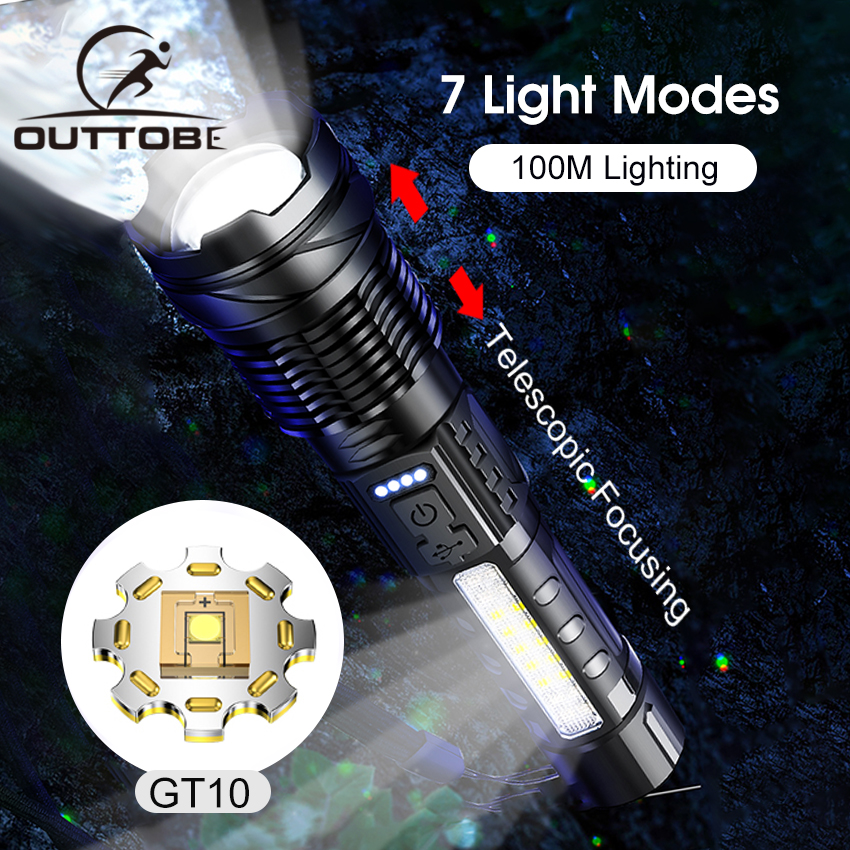 Outtobe light Multifunctional light La ser light Telescopic Focusing ...