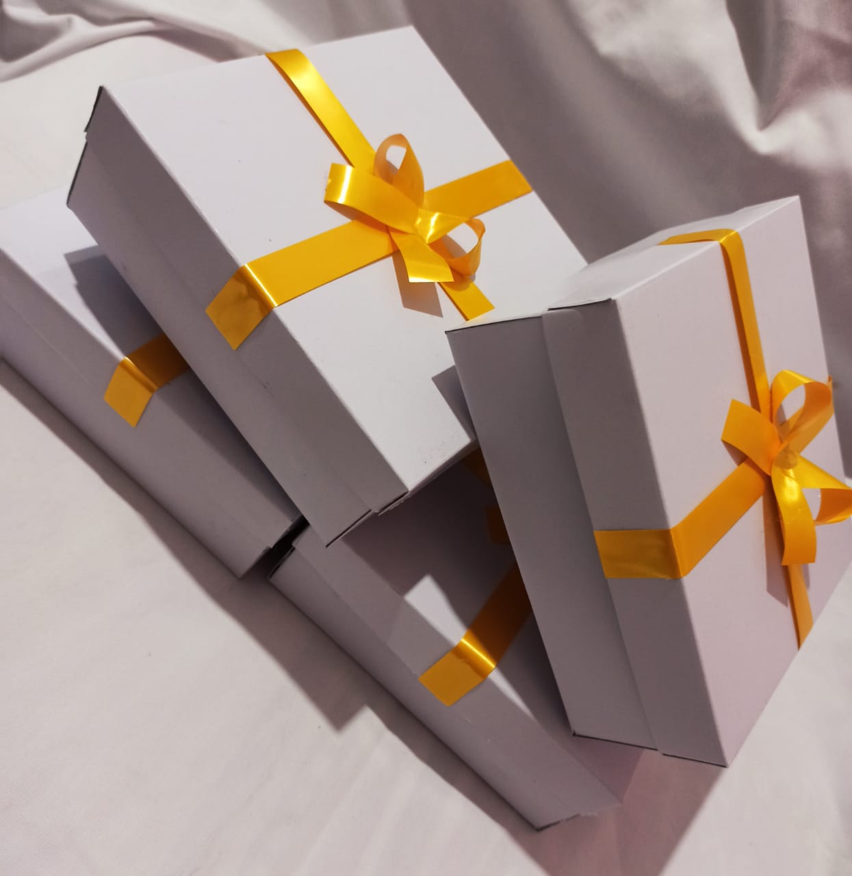 7 * 7 * 2.5 inches 5 empty gift boxes / gift box / Square shaped empty ...