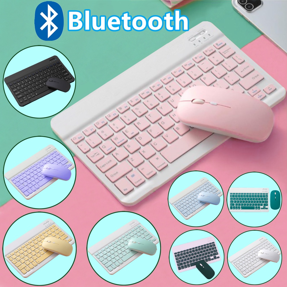 Rechargeable Bluetooth Keyboard And Mouse Combo Ultra Slim Portable