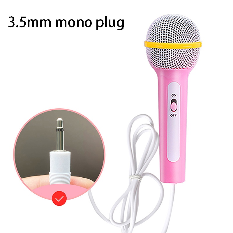 Wired Microphone Lightweight Singing Mechine Home Kids Musical Toy Easy ...