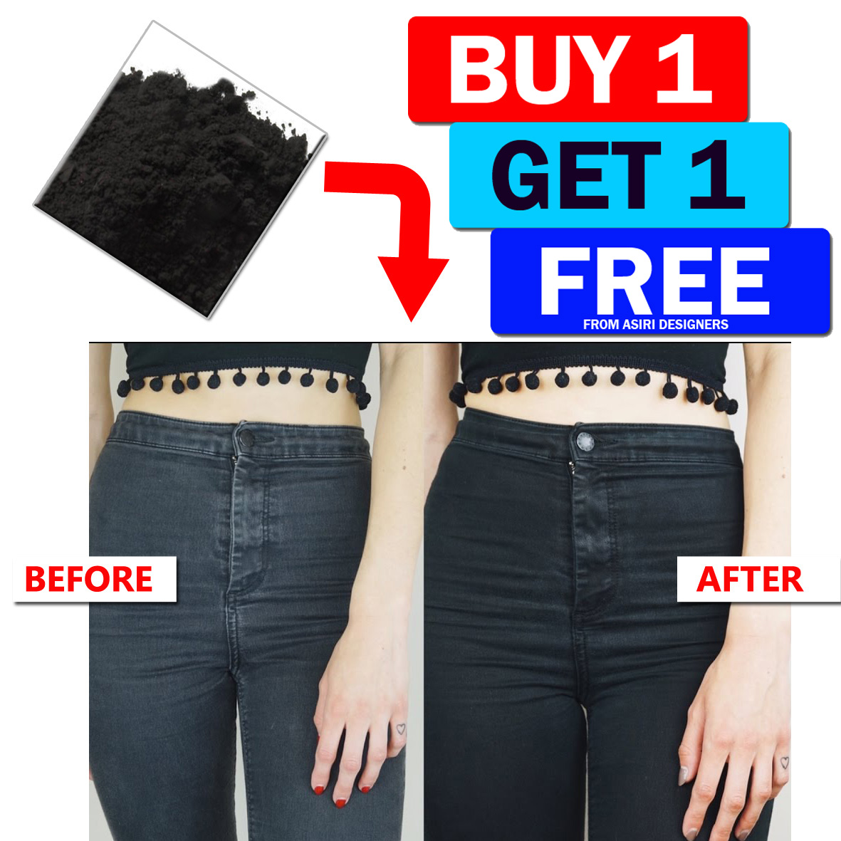 Denim Refresher Multi Purpose Dye - Black | Daraz.lk