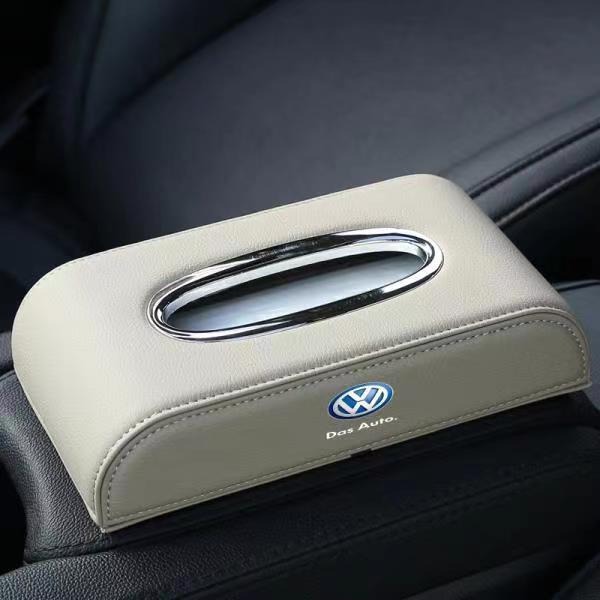 Volkswagen High-quality Leather Car Tissue Box Suitable for Volkswagen ...