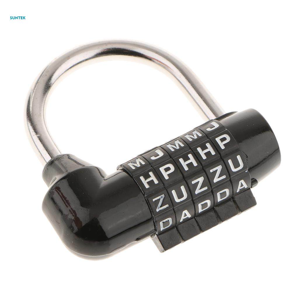 3X Case Combination Lock Padlock Black 5-digit resettable | Daraz.lk