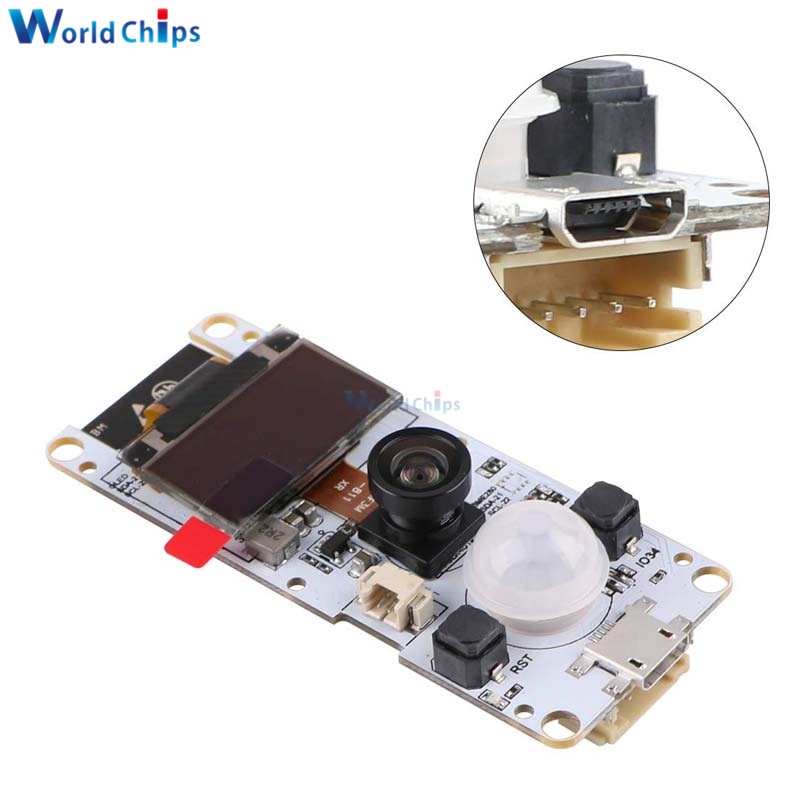 ESP32-Cam ESP32 OV2640 Camera Module Dual-Core WROVER PSRAM WIFI 0.96" OLED SSD1306 I2C BME280 ...