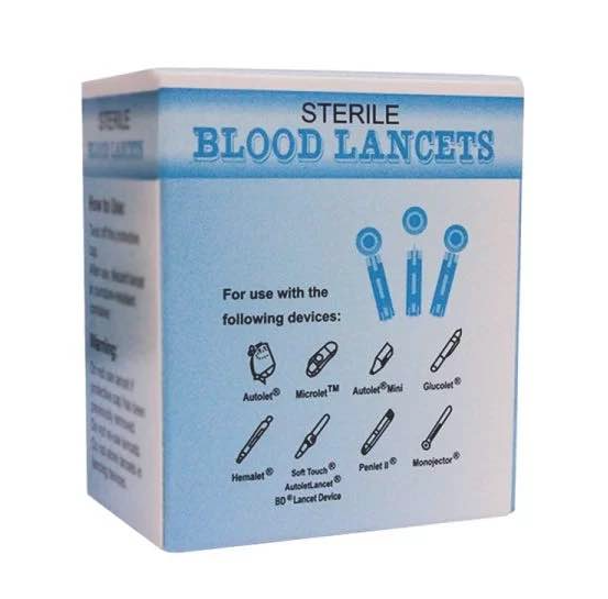 Blood lancet sterile 28G 50pcs | Daraz.lk