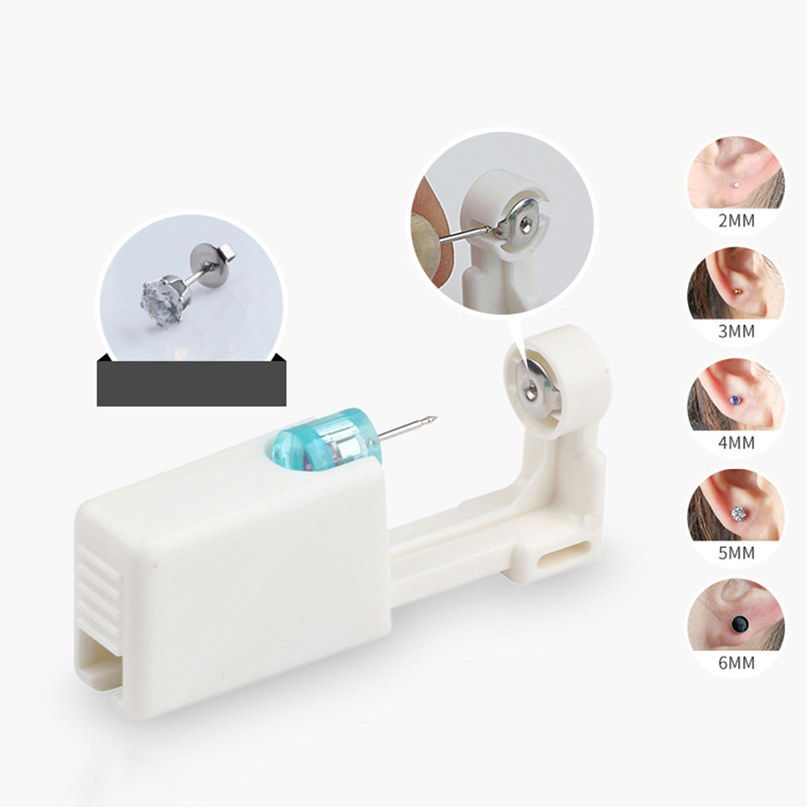 Portable Ear Piercer Disposable Safe No Pain Ear Piercing Unit | Daraz.lk
