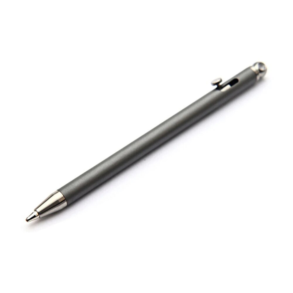 Titanium Mini Pen EDC Portable Keychain Pen Portable Travel Metal ...