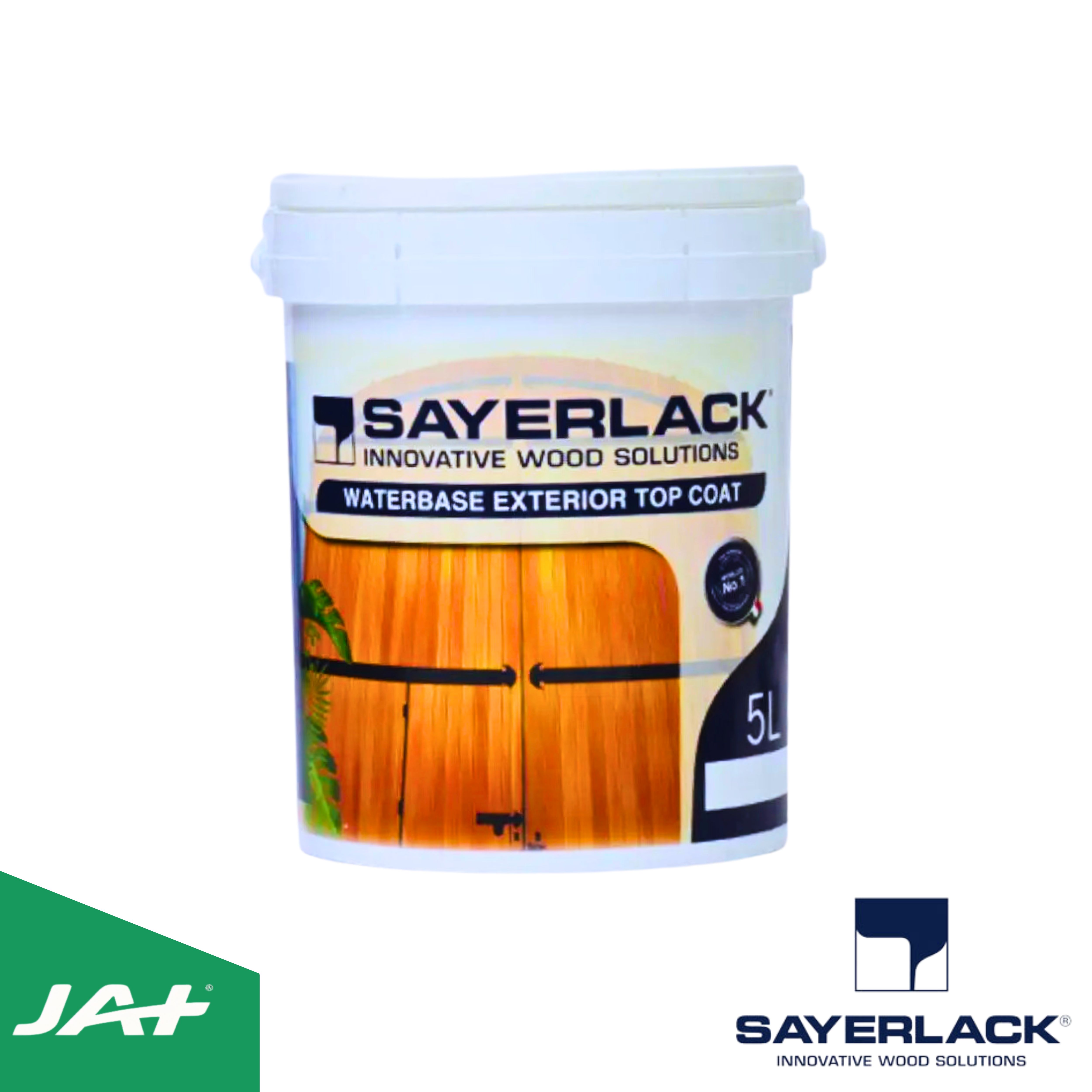 JAT Sayerlack Waterbase: Exterior Topcoat Gloss 60% 1L | Daraz.lk