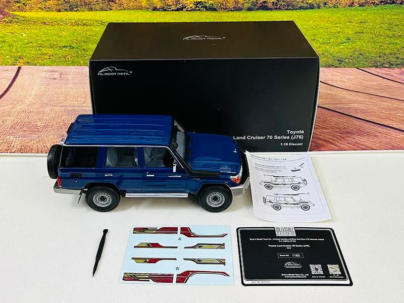 Almost real 1/18 Toyota Land Cruiser 76 2017 LC76 SUV Die Cat Metal ...