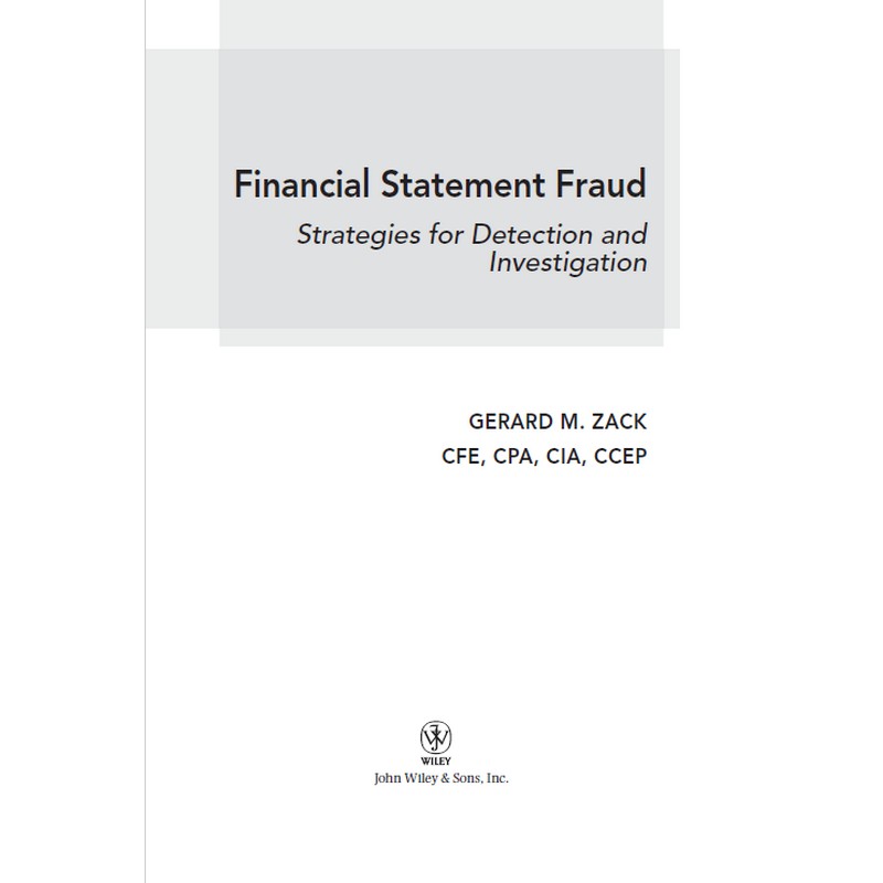 Financial Statement Fraud Strategies for Detection and Inve | Daraz.lk