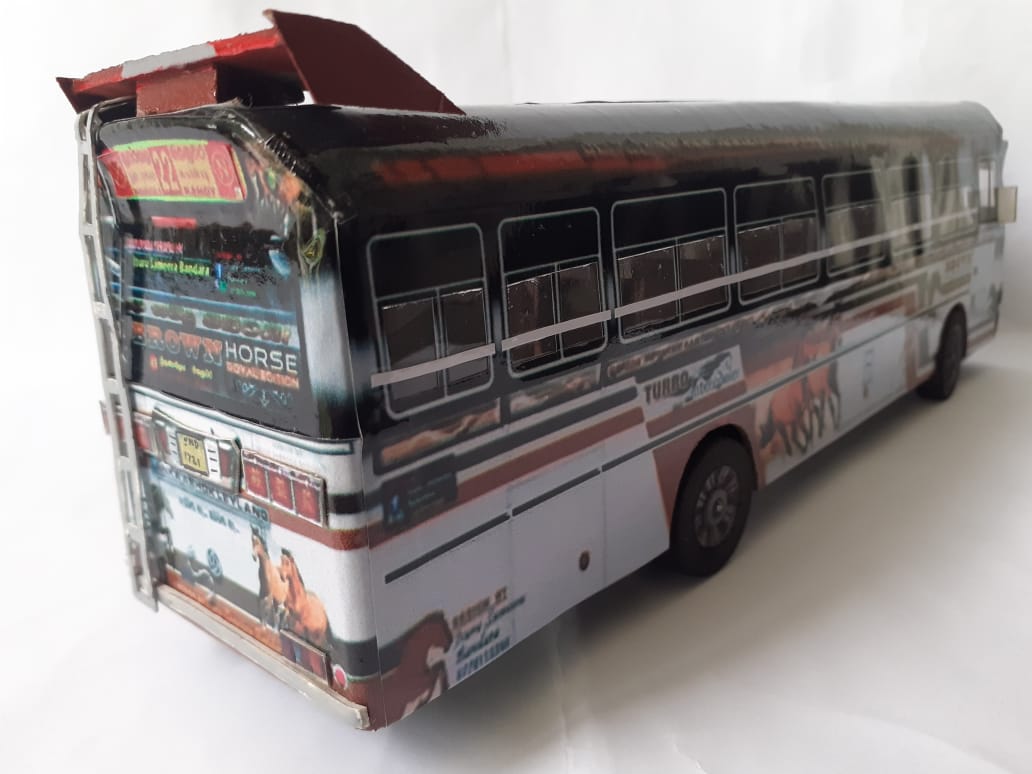 Hand made Leyland Brown Horse Bus | Daraz.lk