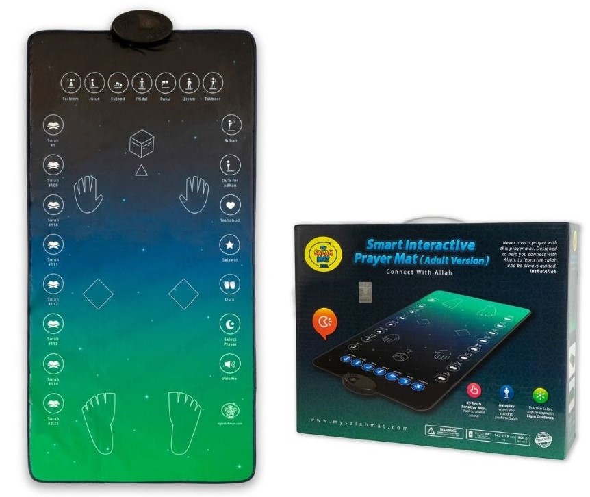 Adult Prayer Mat, Adult & Revert Muslim Educational Interactive Prayer ...