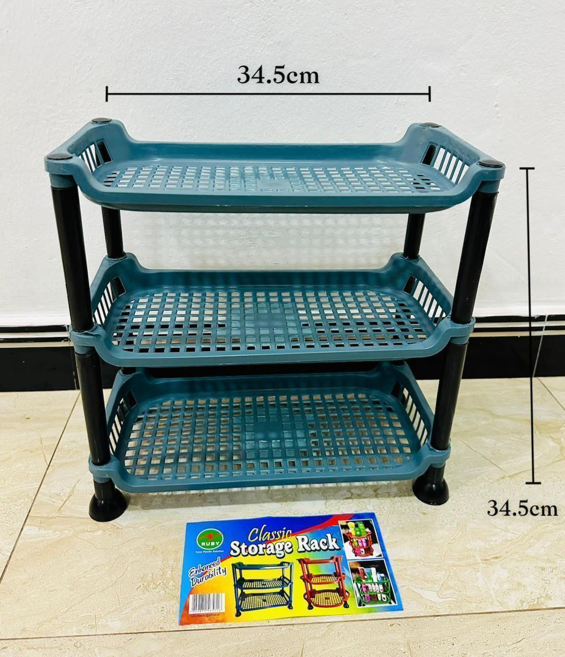 Vegetable & Fruits Rack 3 Layer Multipurpose Classic Storage Organizer ...