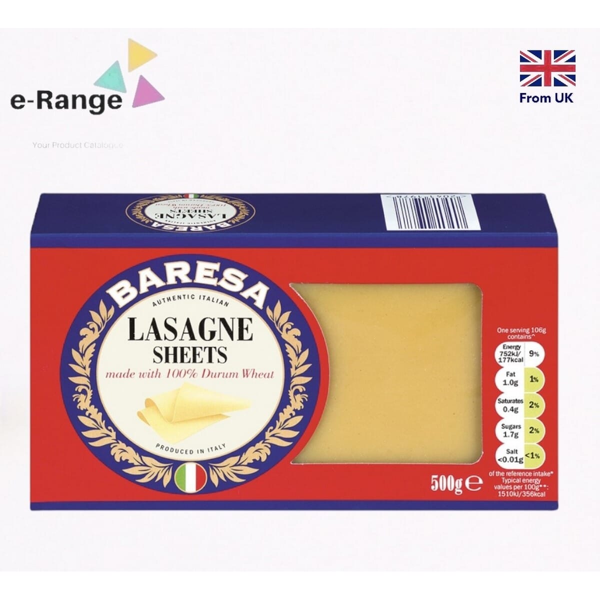Baresa Lasagne Sheets 500g | Daraz.lk