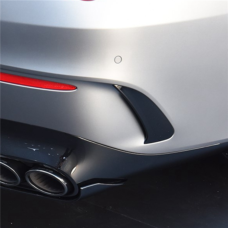 Fullhaodd 4x Car Rear Bumper Spoiler Side Wing Canard Trim for - CLA ...