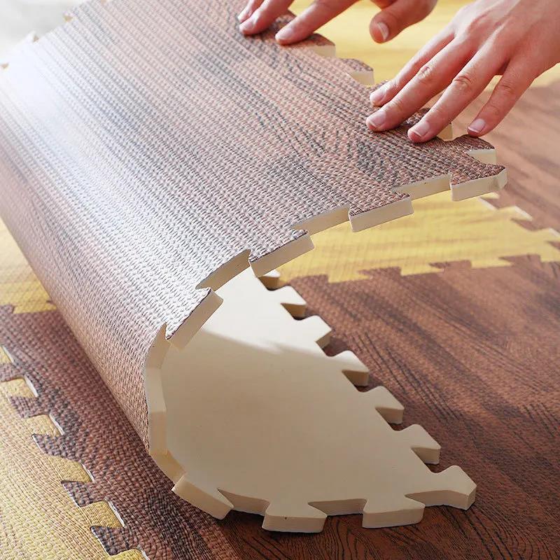 ALIEN Wooden Interlocking Exercise Tiles Crawling Carpet And Rug for ...