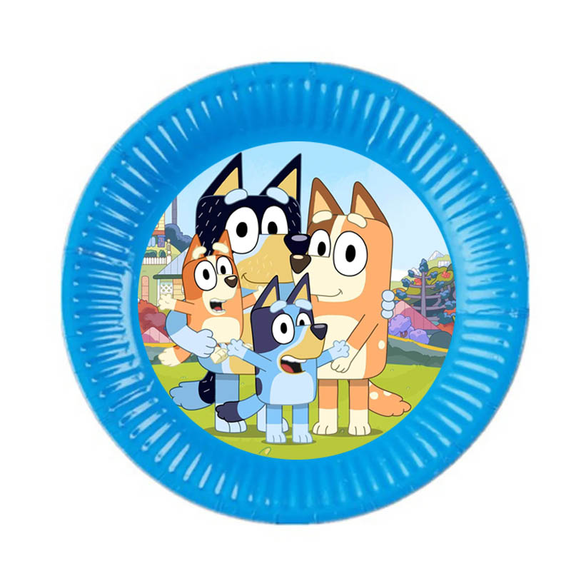 Birthday Decoration Bluey Balloon set With Banner Bluey Theme Full Set ...