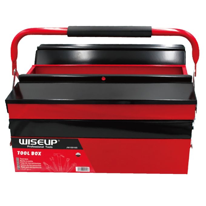 Steel tool box 21" (530mm) 5 tray heavy red & black WISEUP brand 150106 | Daraz.lk
