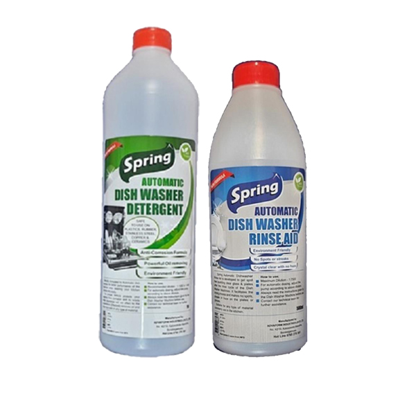 Automatic Dish wash Detergent (LIQUID) 1L & Automatic Dish washer Rinse ...
