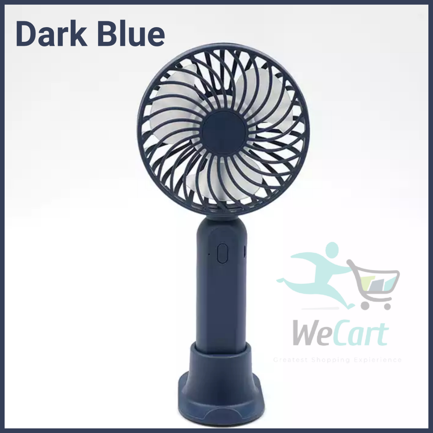 Portable USB Rechargeable Fan With Phone Holder | Daraz.lk