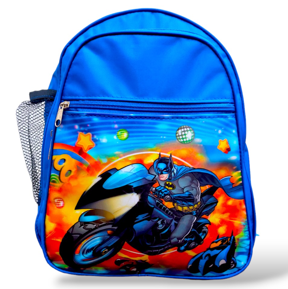 BATMAN Kids School Bag/ Kids Backpack/ Kids Bag/ Blue Bag/ Pre-school ...