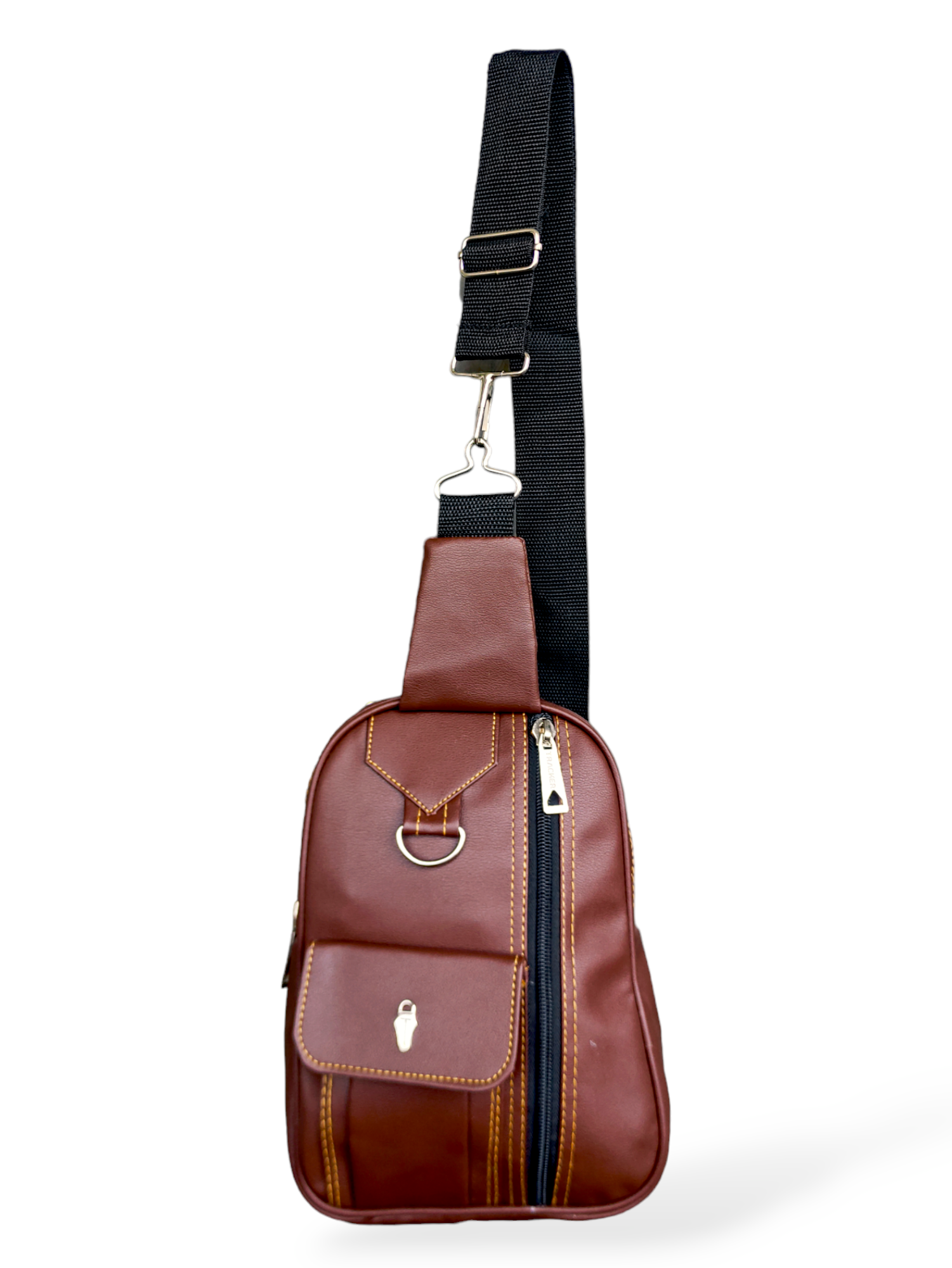 Leather Cross Body Side Bag for Boys, Girls, Men & Women Casual Bag ...