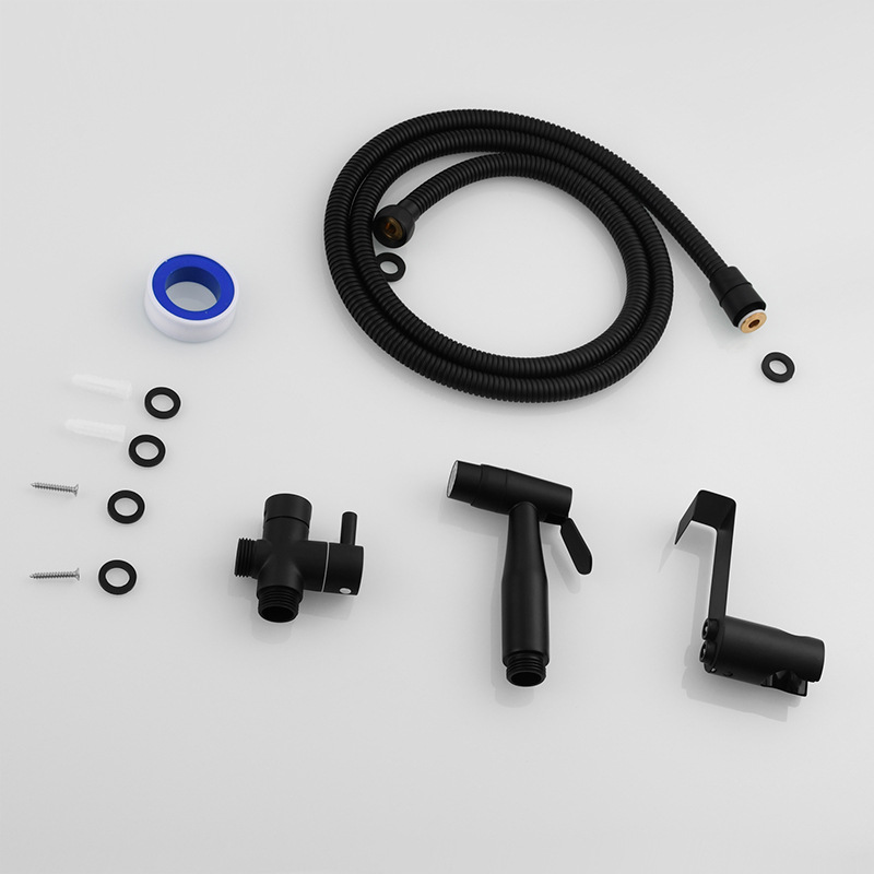 Black Dual-Function Supercharged Health Faucet Nozzle Set One-Switch ...