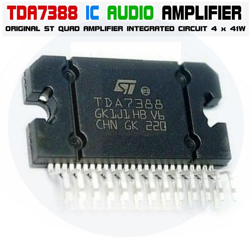 TDA7388 Amplifier Pinout, Datasheet, Equivalents, Circuit, 43% OFF