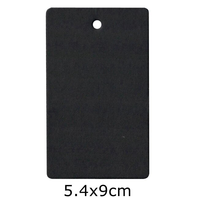 Square Kraft Paper Tags Scallop Head Label Luggage Wedding Note Blank ...