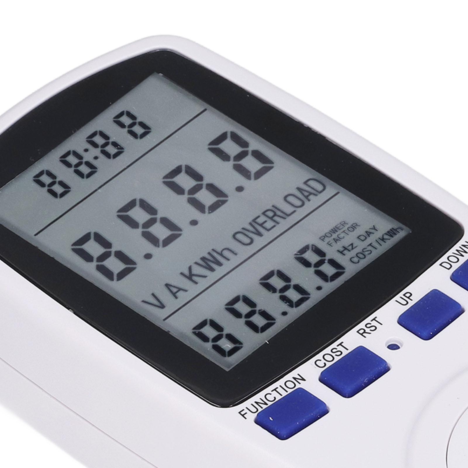 Power Meter Plug, 15A 120V Power Meter Plug Energy Monitor Overload ...