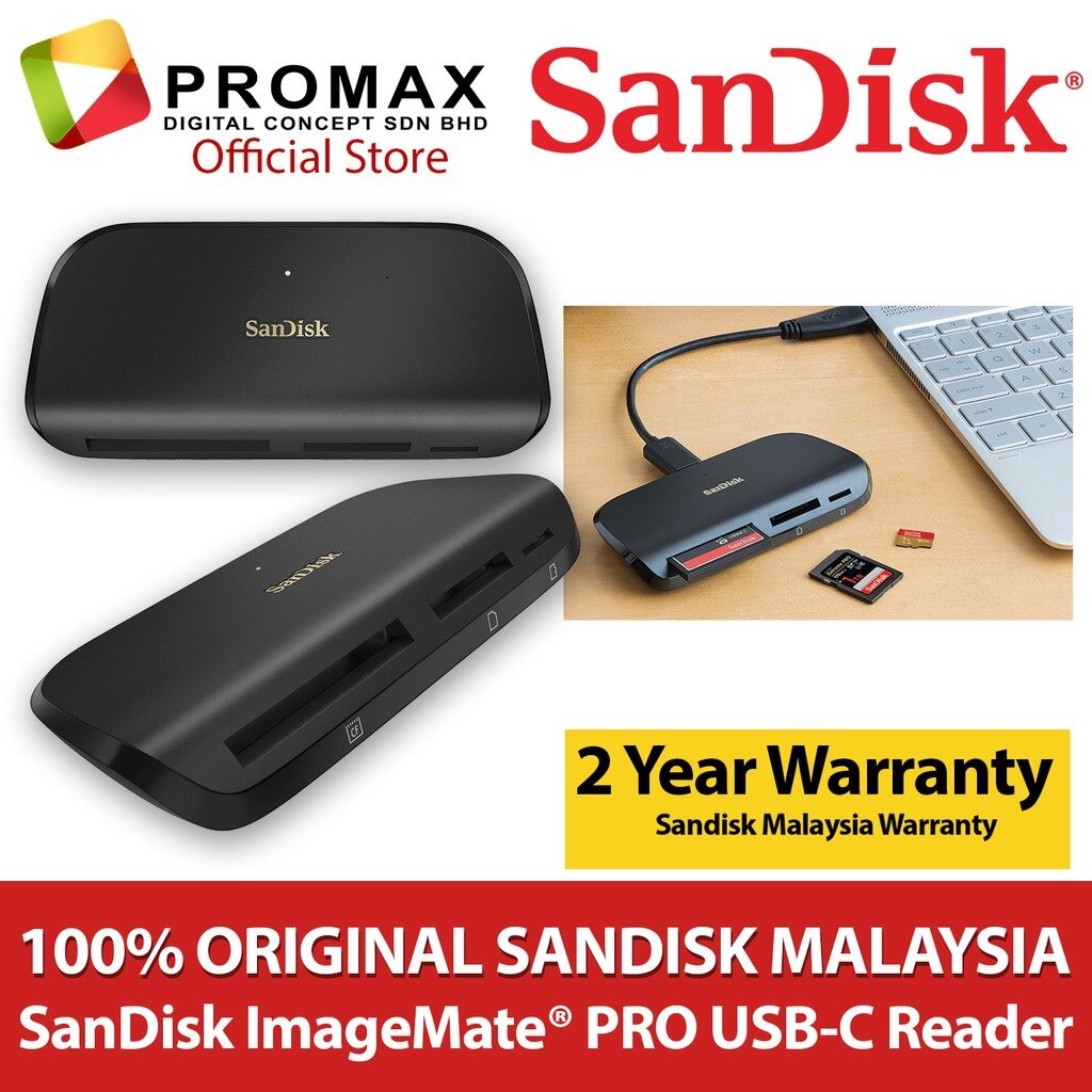 SanDisk ImageMate Pro USB-C / Type-C Multi Card SD / Micro SD / Compact ...
