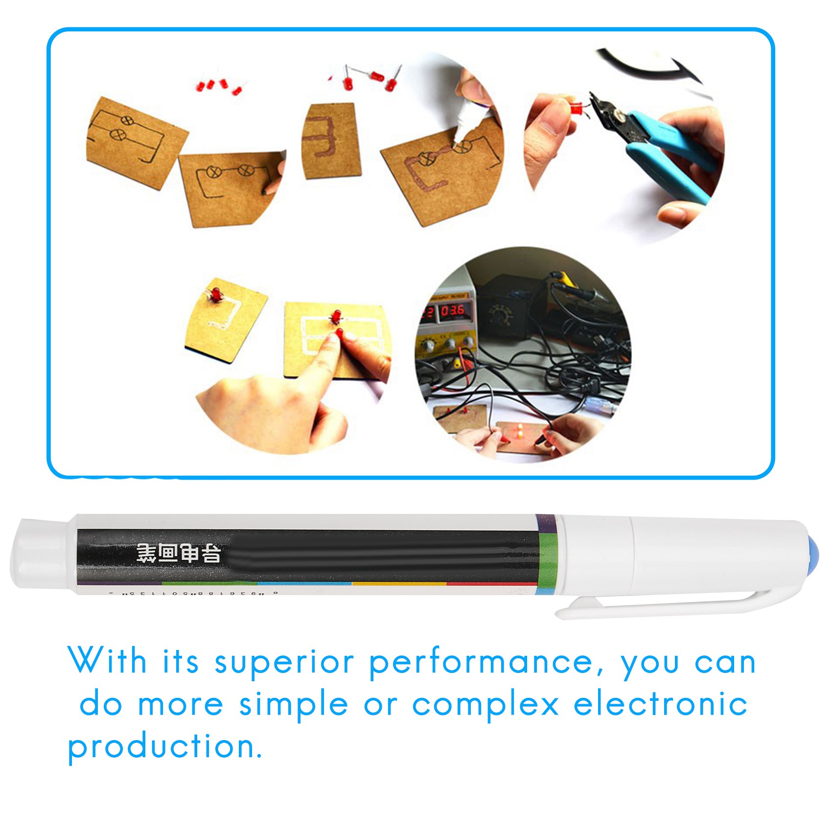 Conductive Ink Pen Electronic Circuit Draw Pen Circuit DIY(gold) | Daraz.lk