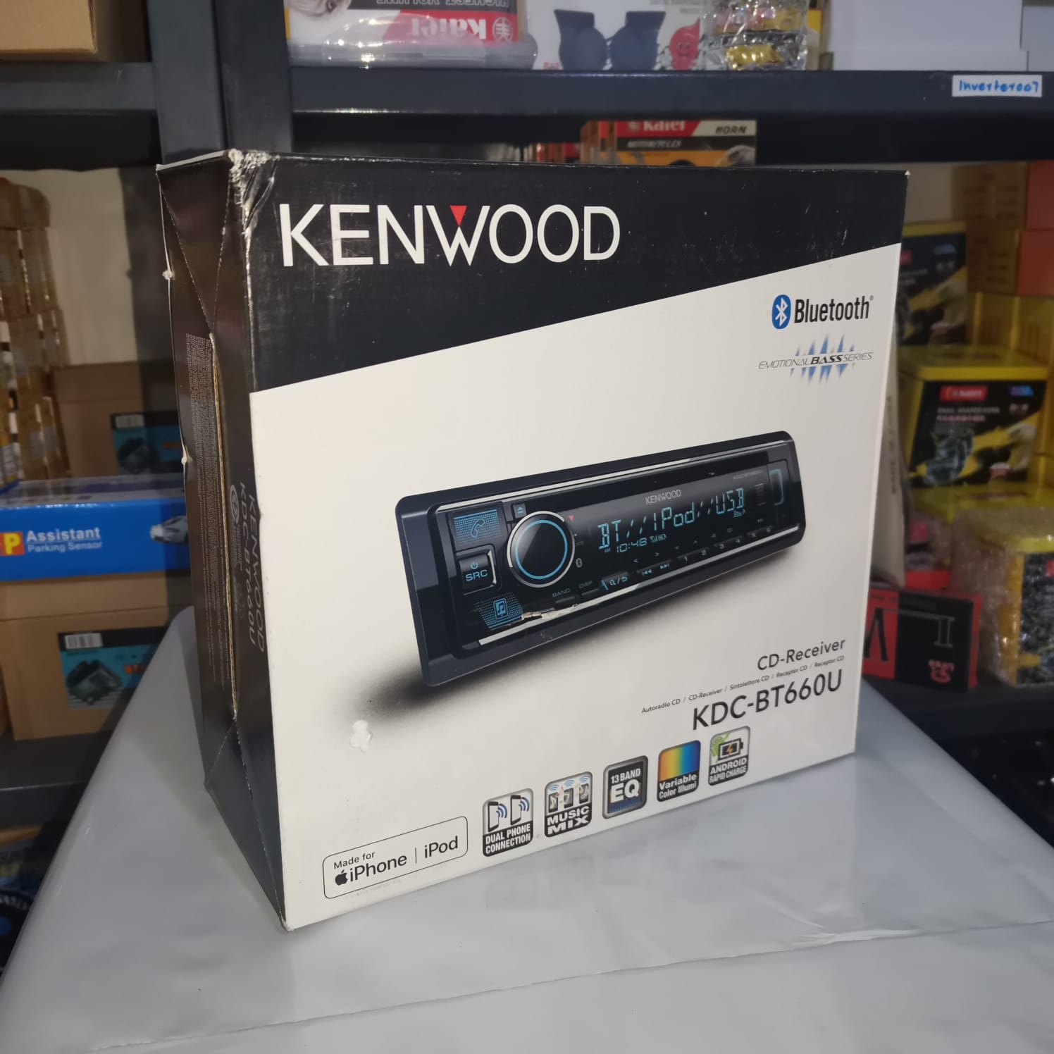 KENWOOD KDC-BT660U CD USB AUX Bluetooth Radio Setup Player | Daraz.lk