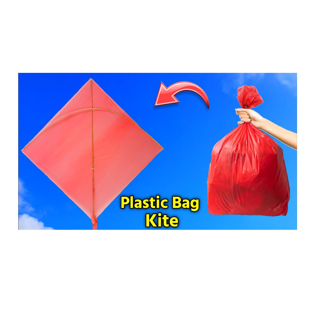 Kite Making Color Garbage Bag Dustbin Bags Flying Kites | Daraz.lk