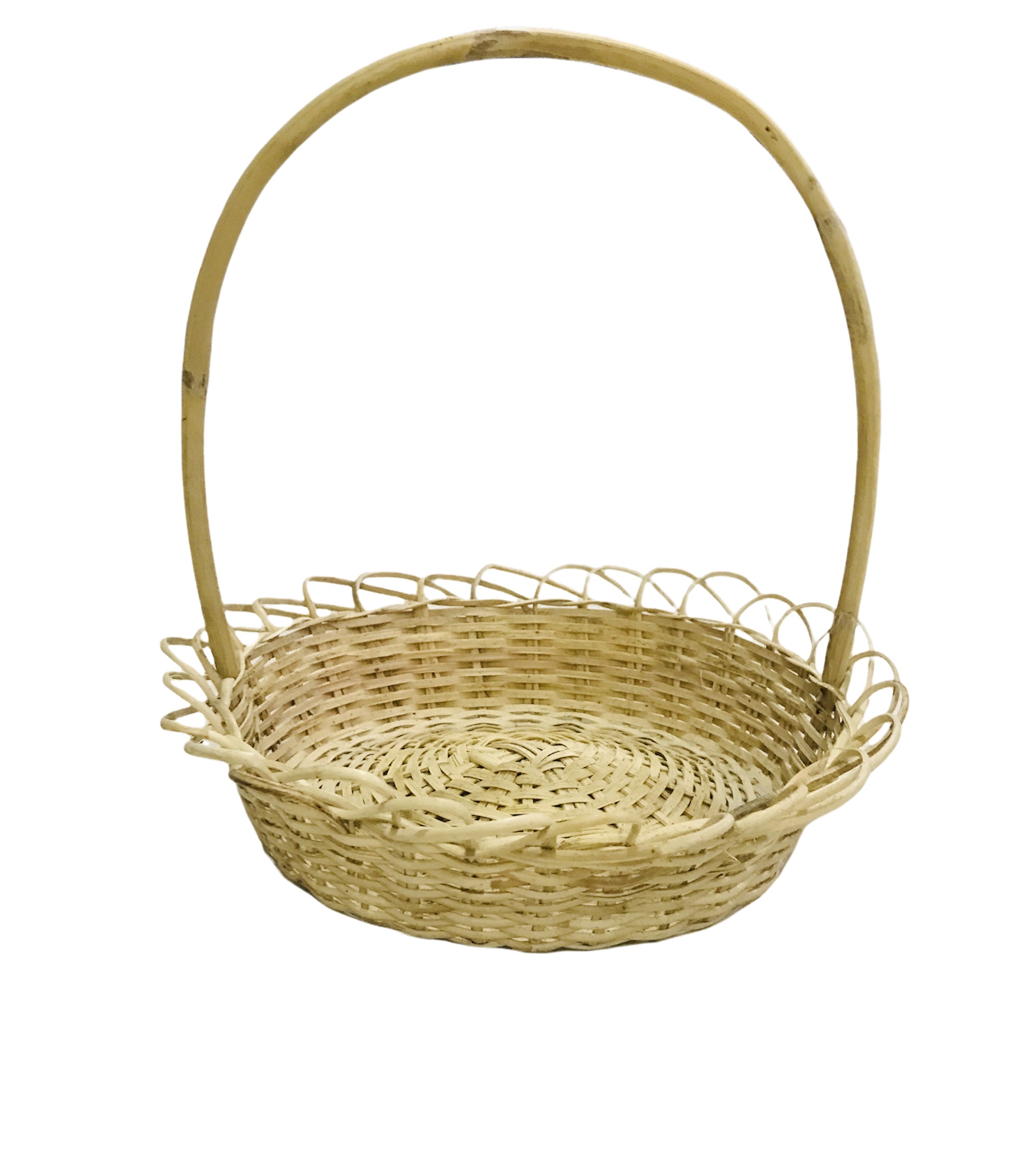 Gift basket - Cane fruit basket - Handmade cane flower basket - Cane ...