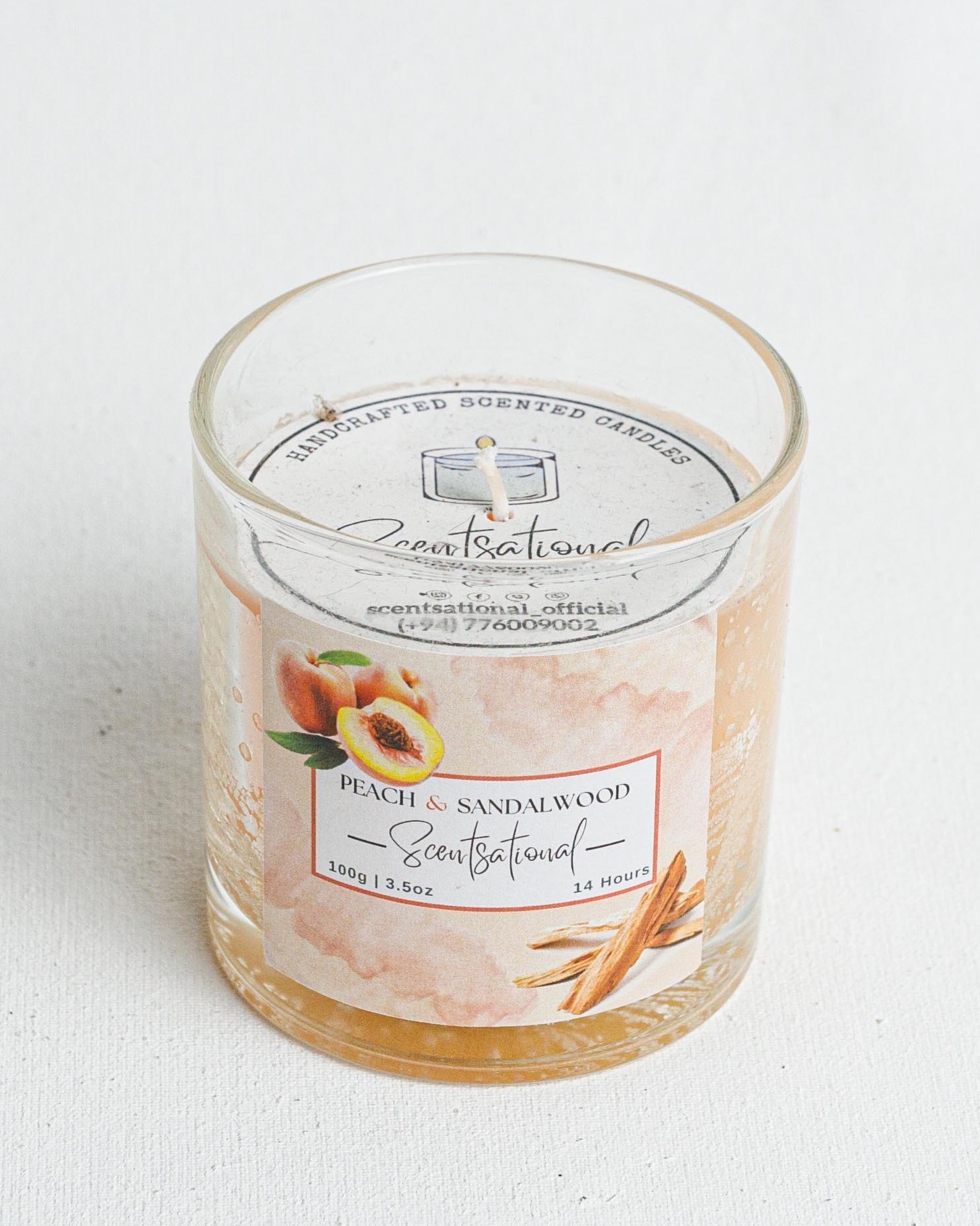 Fragrant Medium Glass Candle 100G | Daraz.lk