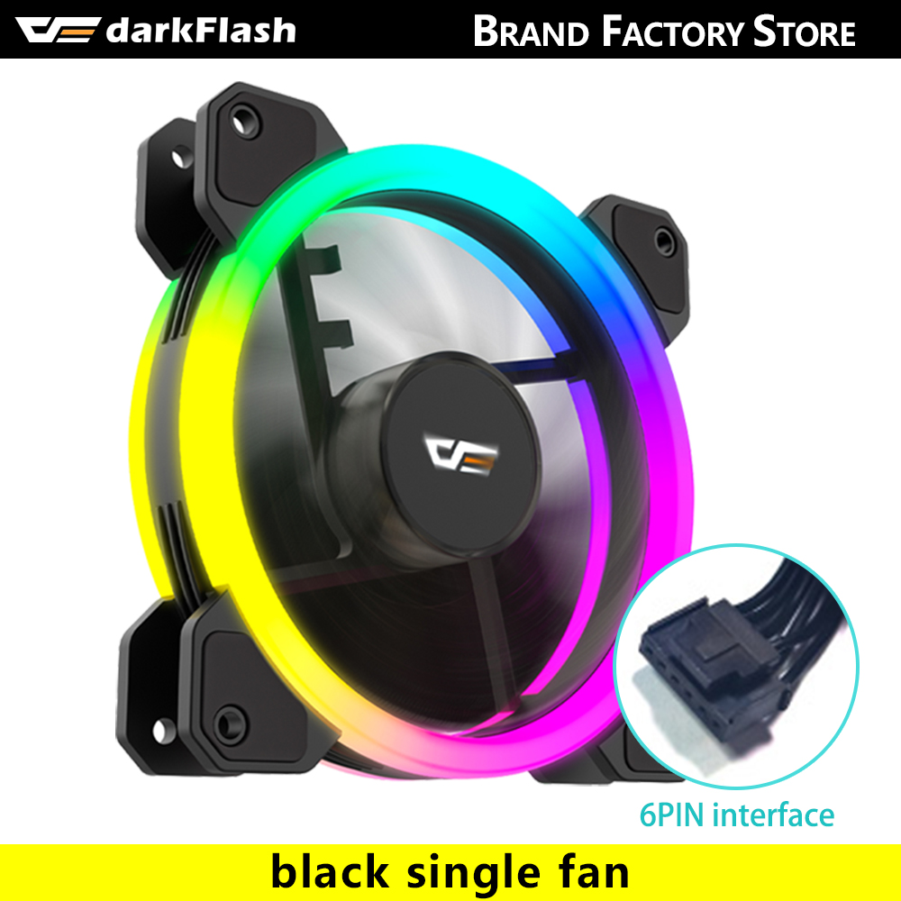 Darkflash DR11 Rgb Fan Ventoinha PC Controladora 120mm Computer Case ...