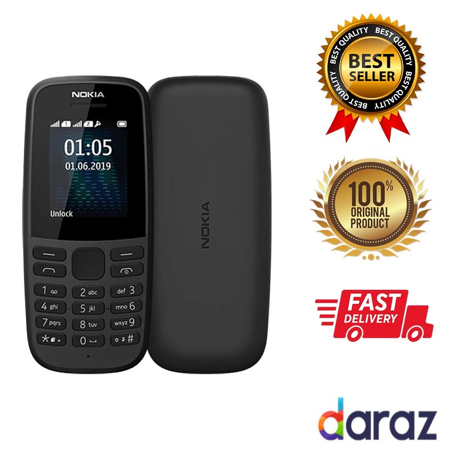 Nokia 105 Dual Sim Device 4Th Edition Keypad Phone | Daraz.lk