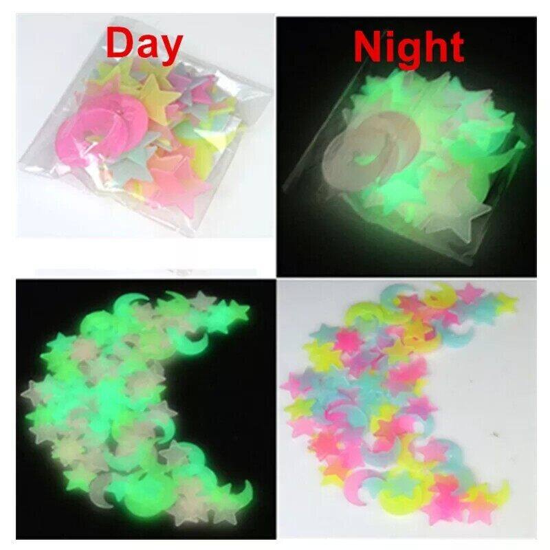 Radium Star Pieces Stars stickers 30 pcs Glow in Dark Toys Luminous ...