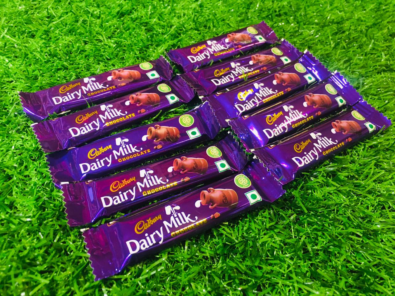 Cadbury Diary Milk Chocolates Pack Super Tasty High Quality 7g x 10 ...